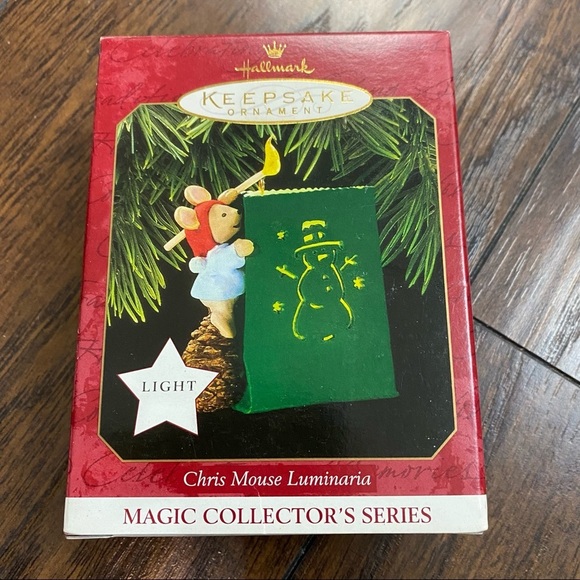 Hallmark | Holiday | Hallmark Ornament Chris Mouse Luminaria Keepsake ...